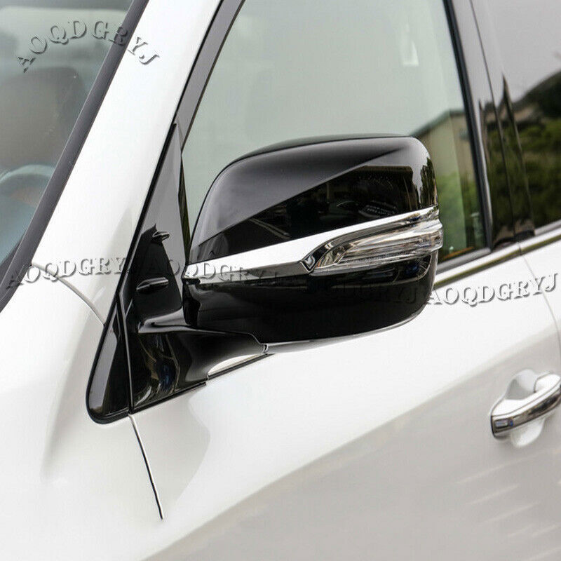 2p For LEXUS GX460 LX570 2016-2021 Chrome Rearview Side Mirror Cover ...
