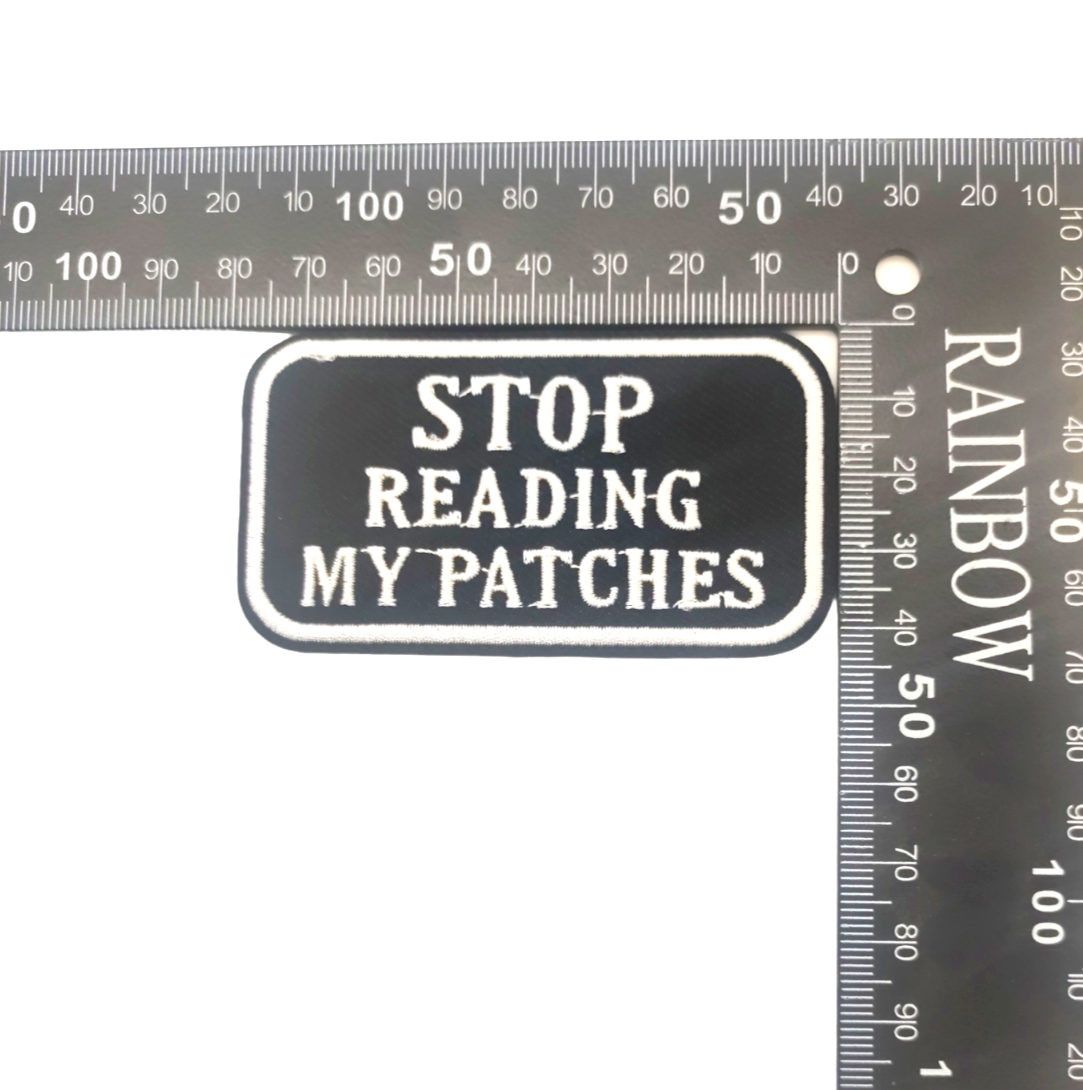 Patch Stop Reading my patches Thermoadhesive heat iron patch iron ...