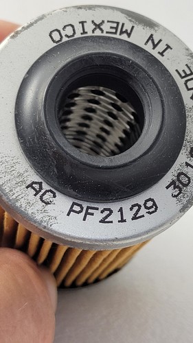 Oil Filter Paper Cartridge ACDelco PF2129 GM OEM 25177917 Chev Buick ...