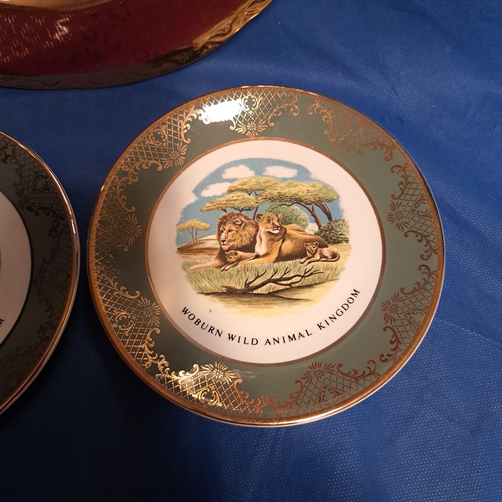 Lot of 3 Weatherby Hanley Royal Falcon Ware Woburn Wild Animal Kingdom ...