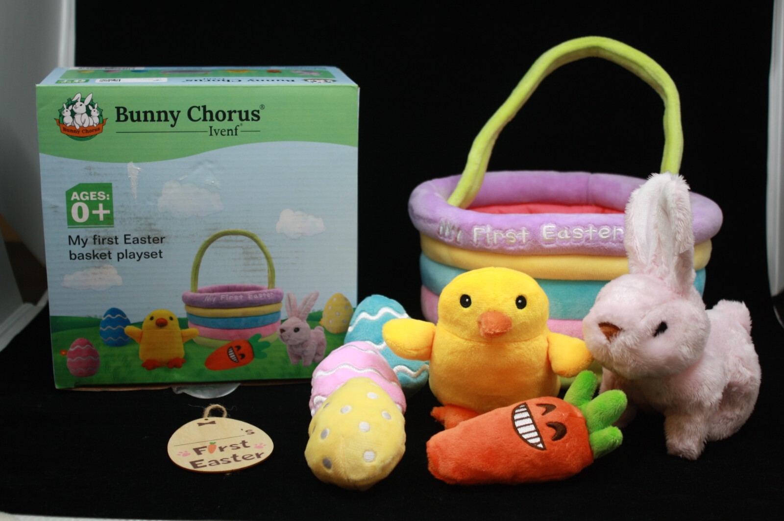 Bunny Chorus My First Easter Basket Plush Playset Set 7 pieces | eBay