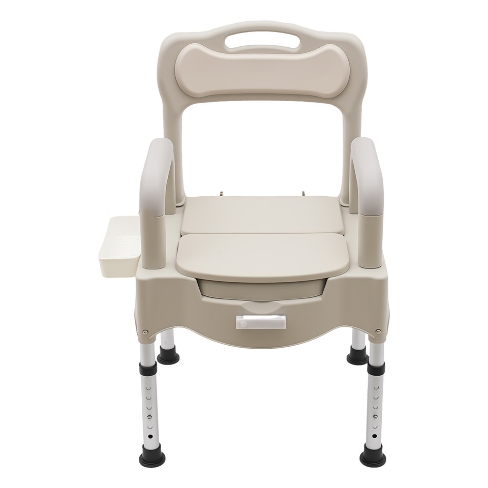 Heavy Duty Height Adjustable Bath Seat Commode Toilet Chair 250kg Adult ...