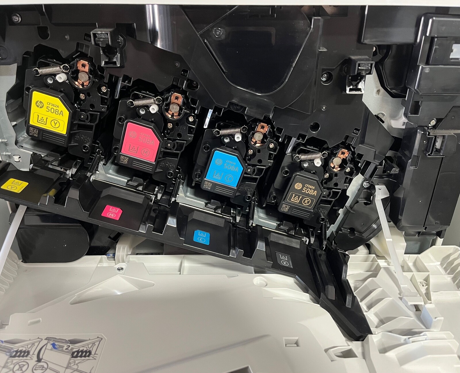 HP Color LaserJet Enterprise M577f B5L47A Low Page Count🔥100% Toner ...