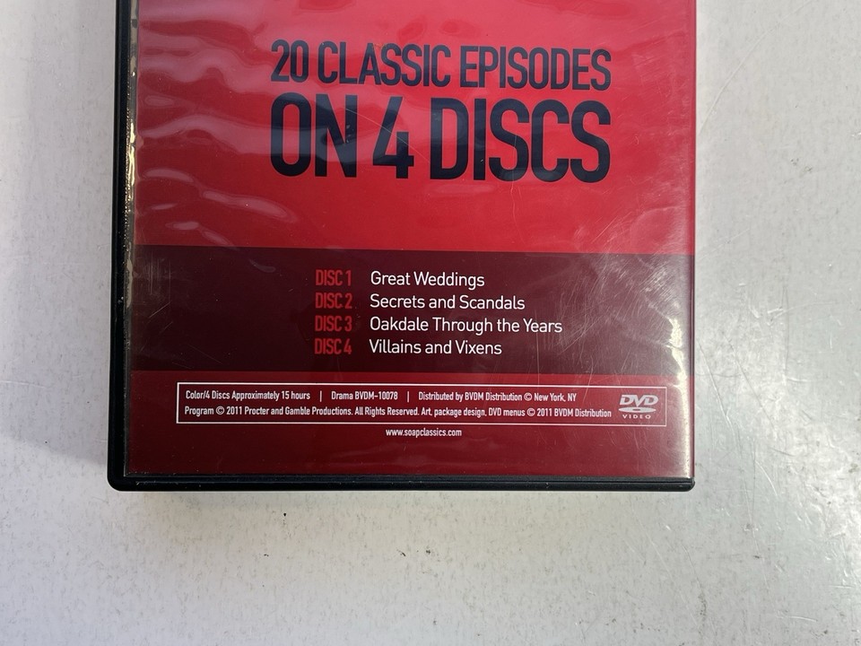 As the World Turns – 20 Classic Episodes DVD Set (4 Discs) Weddings ...