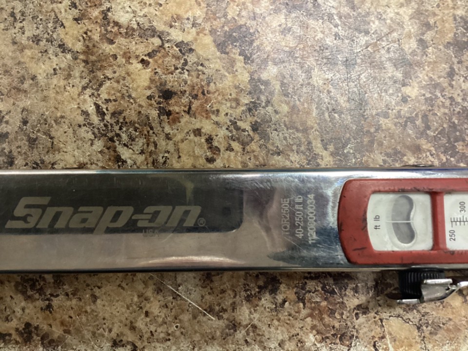 Snap-On TQR250E 1/2" Drive Torque Wrench. | eBay