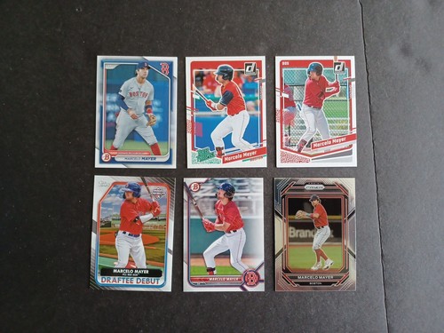 Marcelo Mayer 6 card lot w/2023 Panini Prizm Boston Red Sox | eBay