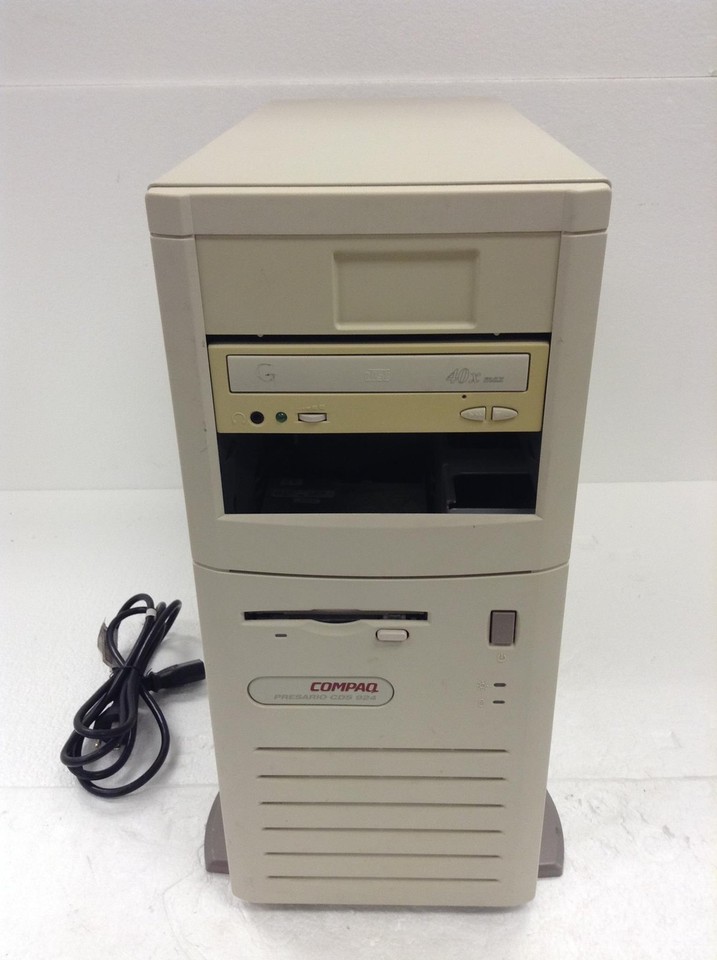Vintage COMPAQ PRESARIO CDS924 Computer w/40MB Ram, CDROM, SIIG SC ...