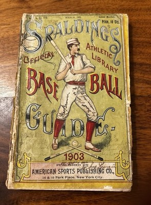 1903 Spalding's Official Baseball Guide | eBay