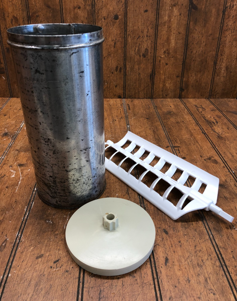 Richmond Cedar Works Model 71 4 Qt Ice Cream Maker Freezer Canister Lid ...