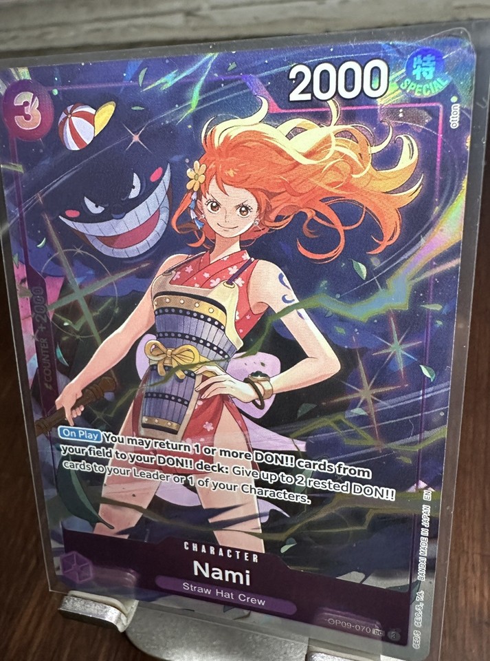 One Piece TCG - Purple Nami (Gengar Nami) OP09-070 Alt Art | eBay UK