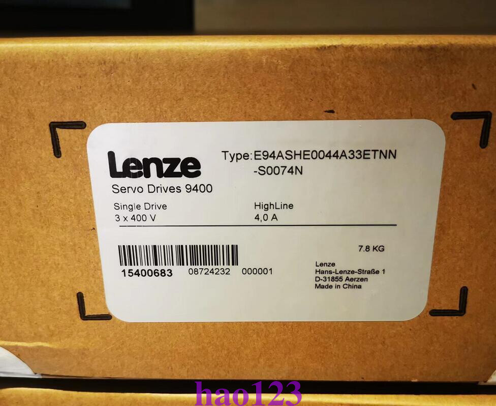 LENZE 9400 Servo Drives E94ASHE0044A33ETNN-S0074N Brand New Expedited ...