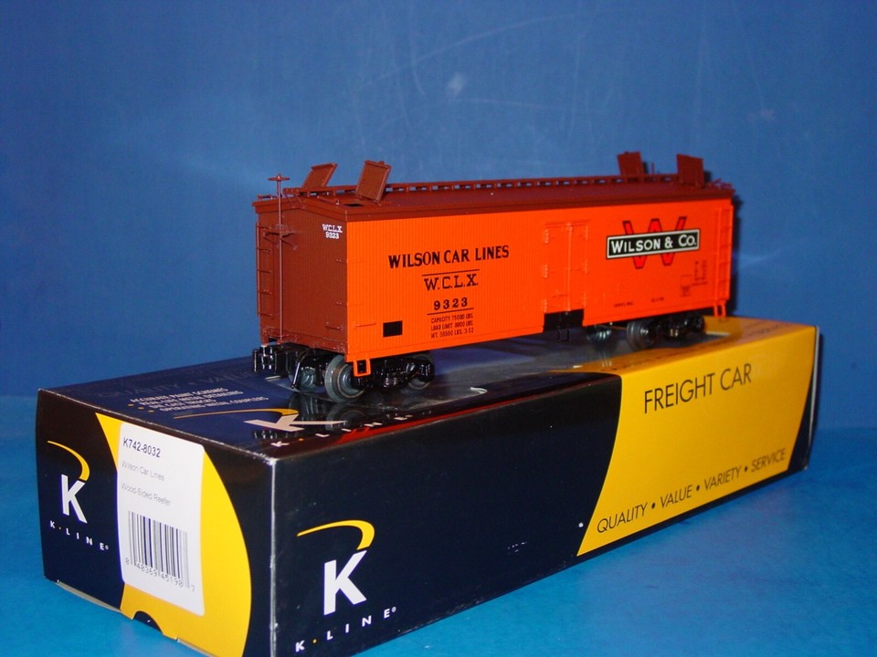K-LINE - K742 - 8032 - WILSON LINES WOOD-SIDED OLD TIME REEFERS | eBay