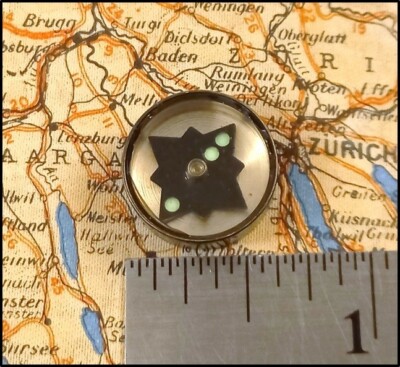 NATO Style Button Survival Compass Francis Barker FB 1605 Commercial ...