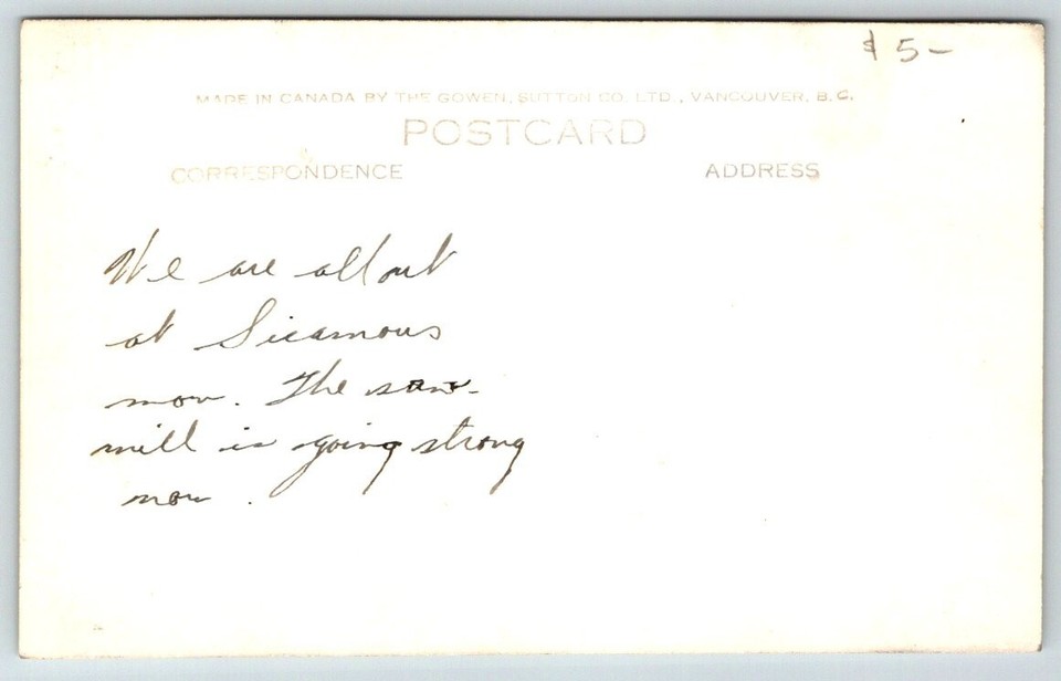 Colored RPPC Sicamous Hotel Canada Postcard | eBay