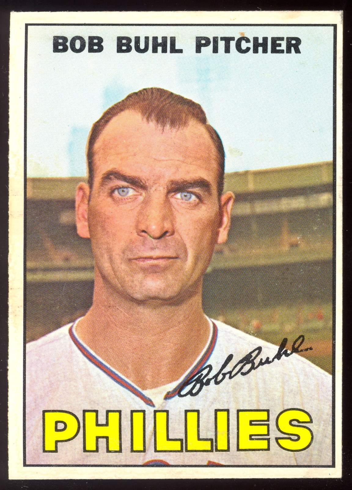 1967 TOPPS OPC O PEE CHEE BASEBALL #68 BOB BUHL EX+ PHILADELPHIA ...