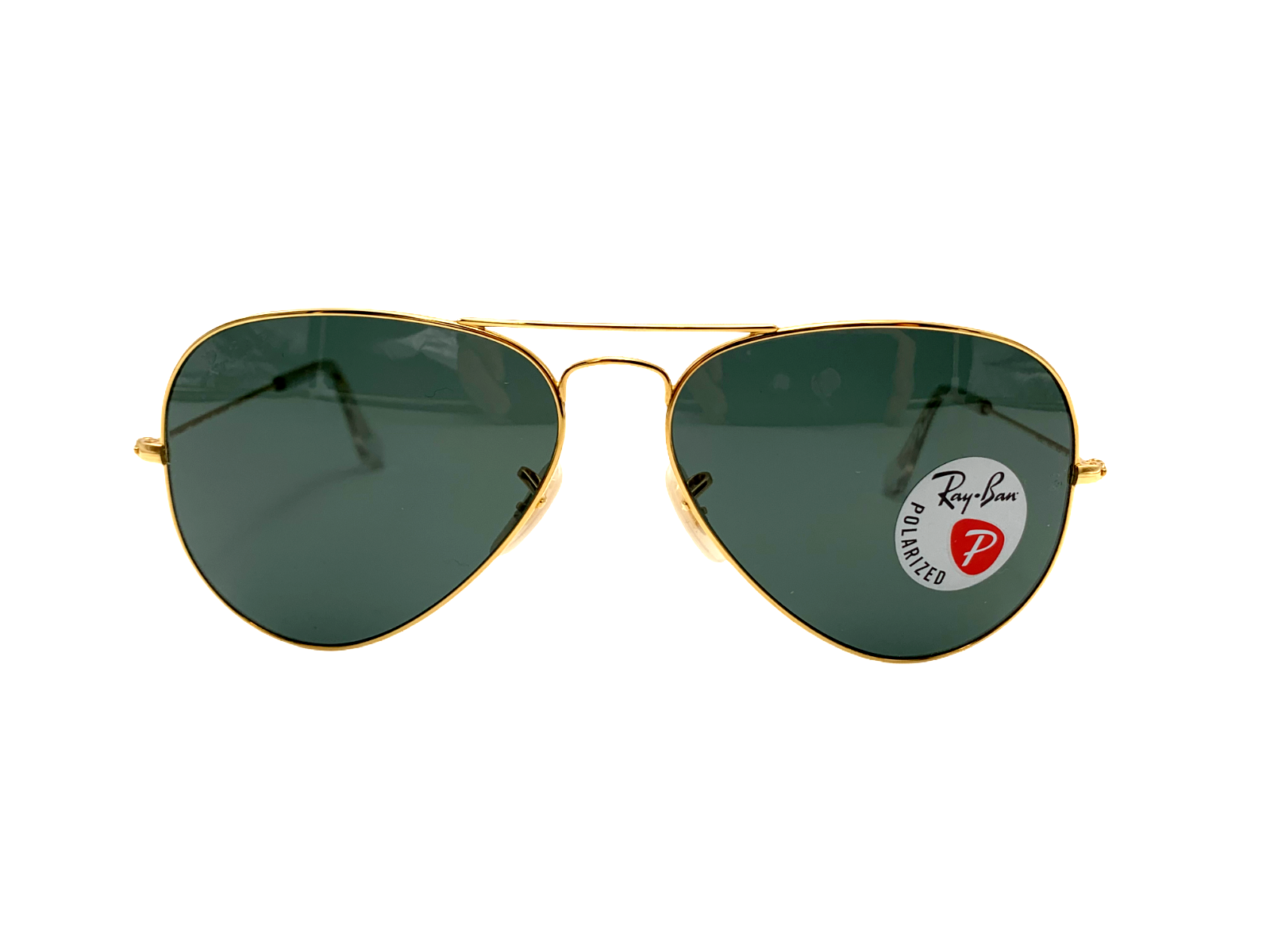 New Ray Ban Aviator RB3025K 160/N5 58-14 SOLID 18K GOLD w/Polar 1200 ...