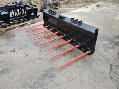 NEW 72" inch Manure Fork Skid-Steer Attachment 8 Tine | eBay