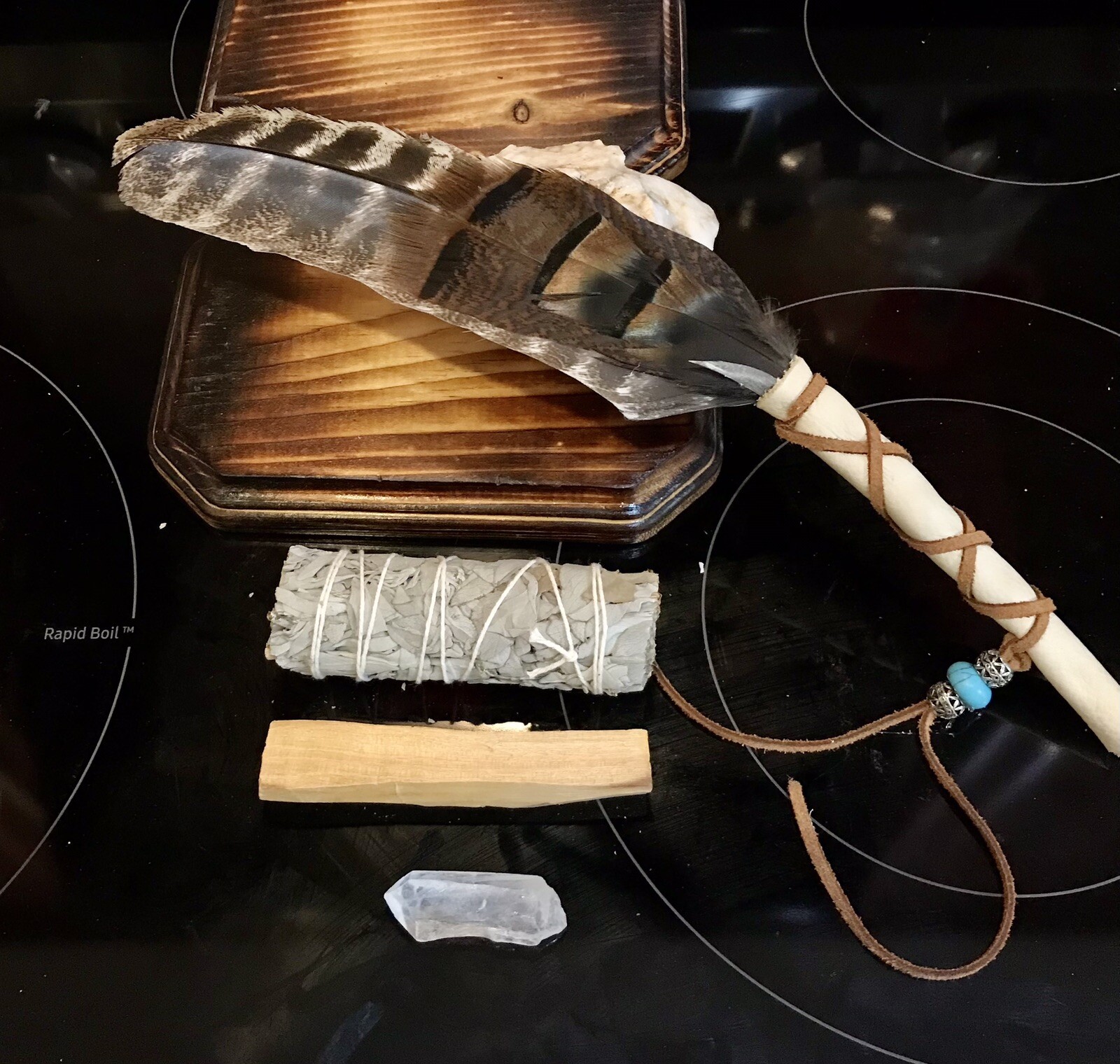 Smudging Kit, Smudge Fan, Sage, wiccan, rituals, oddities, prayer ...