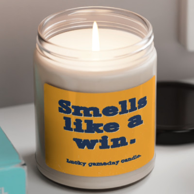 Smells Like a Cal Win Scented Candle, California Bears Football, Cal ...
