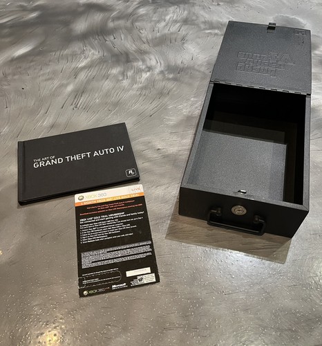 Rockstar Grand Theft Auto GTA 4 Banker's Lock Box w/ Art Book and Trial ...