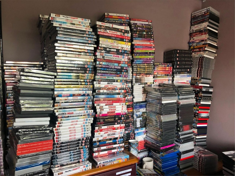 100 Used Checked DVDs Wholesale/ Bundle Joblot - Films, TV, Docum *Free ...
