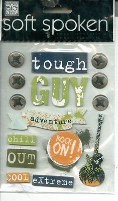 TOUGH GUY Extreme Adventure Guitar Rock on Cool Chill MAMBI Stickers | eBay