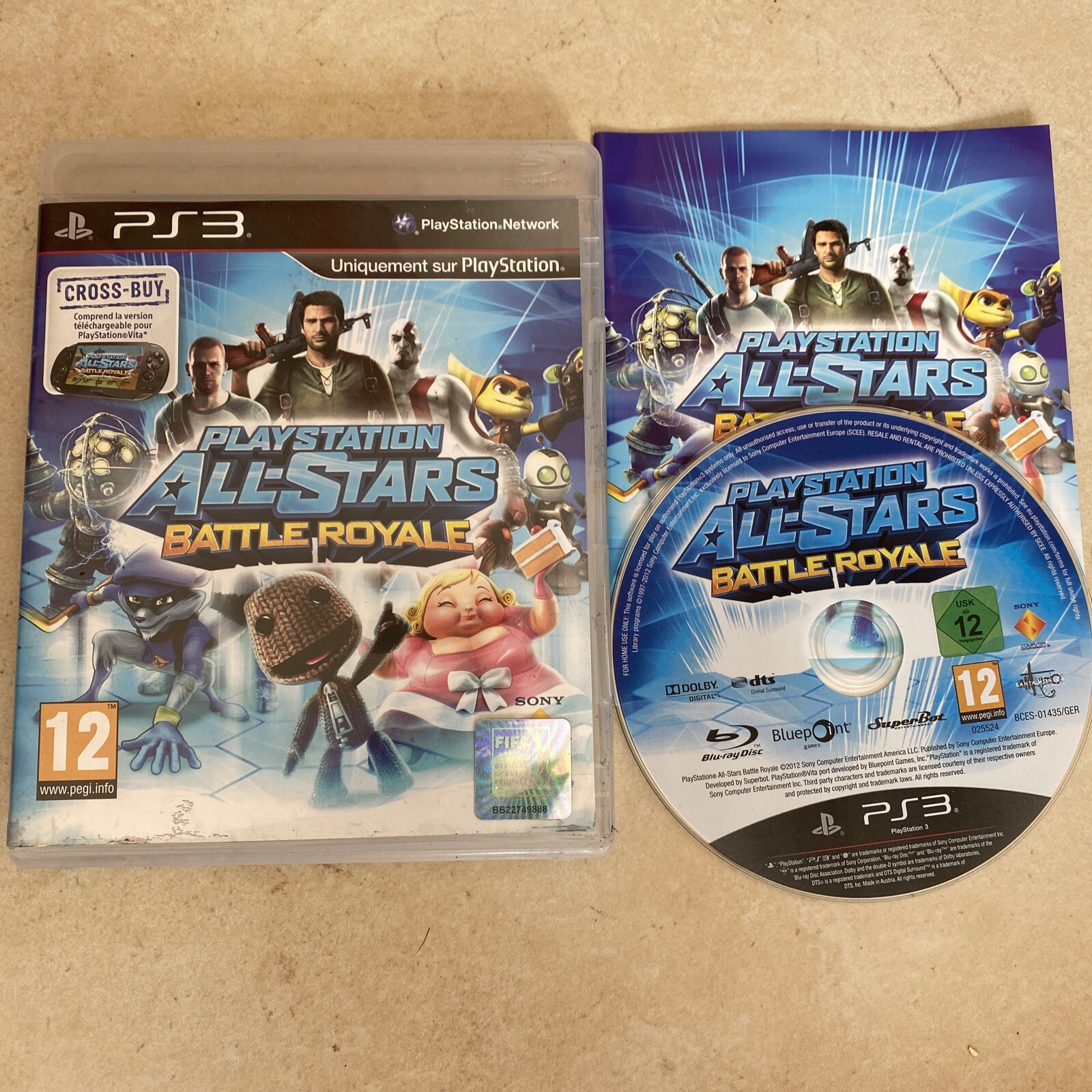 Jeu playstation all-stars Battle Royale Ps3 PlayStation 3 Sony | eBay