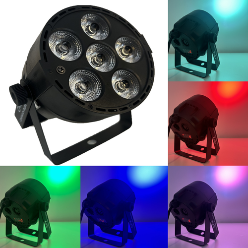 CFX COMPAR24 RGBW - 24w DMX LED PAR - STAGE WASH - DISCO DJ BAND LIGHT ...