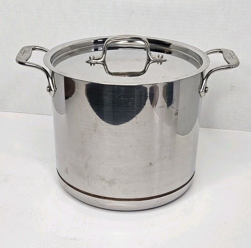All-Clad 7 QT Stock Pot Copper Core With Lid | eBay