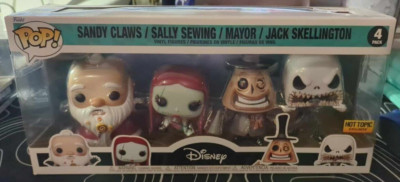 Funko Pop! Vinyl: Disney - Sandy Claws / Sally Sewing / Mayor / Jack ...