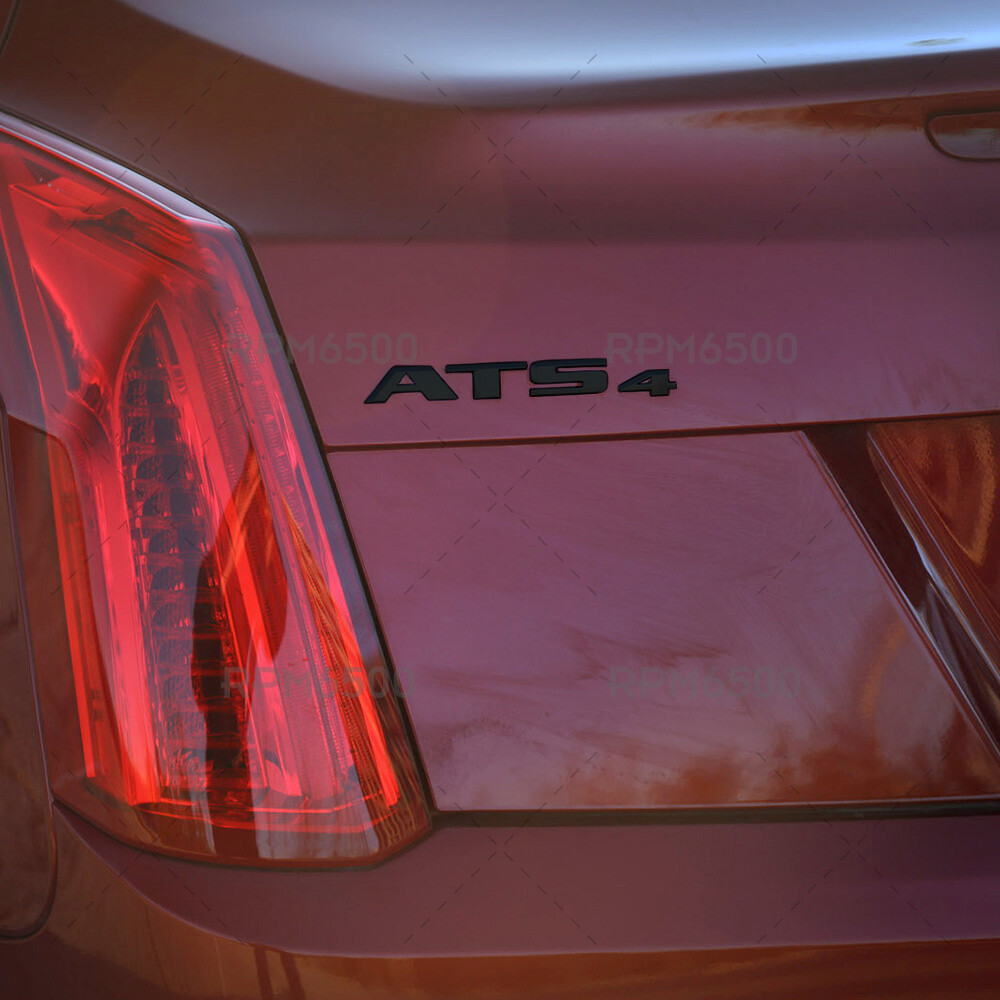 For Cadillac ATS 4 Rear Trunk Decklid Letter Badge Emblem Nameplate ...