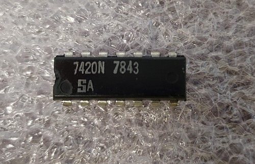 '1 PIECE' - PN#S7420N, 7420N - SIGNETICS - IC NAND GATE 14 PIN DIP | eBay