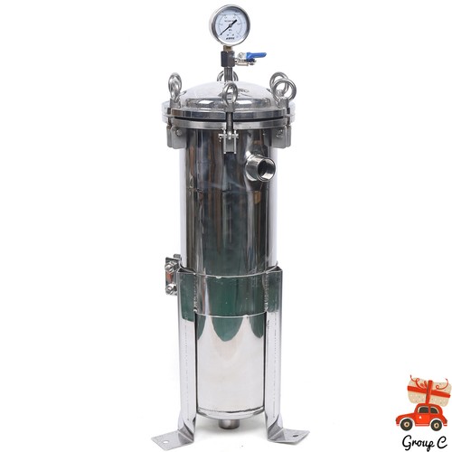 150 Psi Bag Filter Housing Sock Filter 304 Stainless Steel In/Out #4 ...