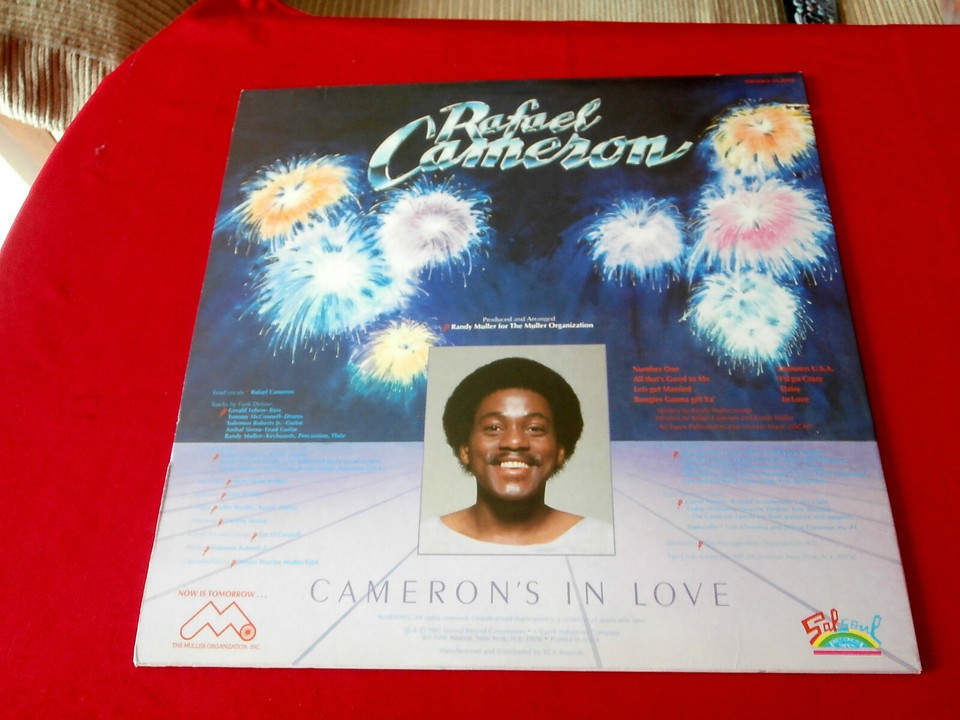 RAFAEL CAMERON~ CAMERON'S IN LOVE~ NEAR MINT~ SALSOUL RECORDS ~ DISCO ...