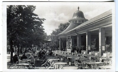 Czech Lazne Padebrady Lázne Podebrady Restaurant Colonada 1932 Ziamany ...