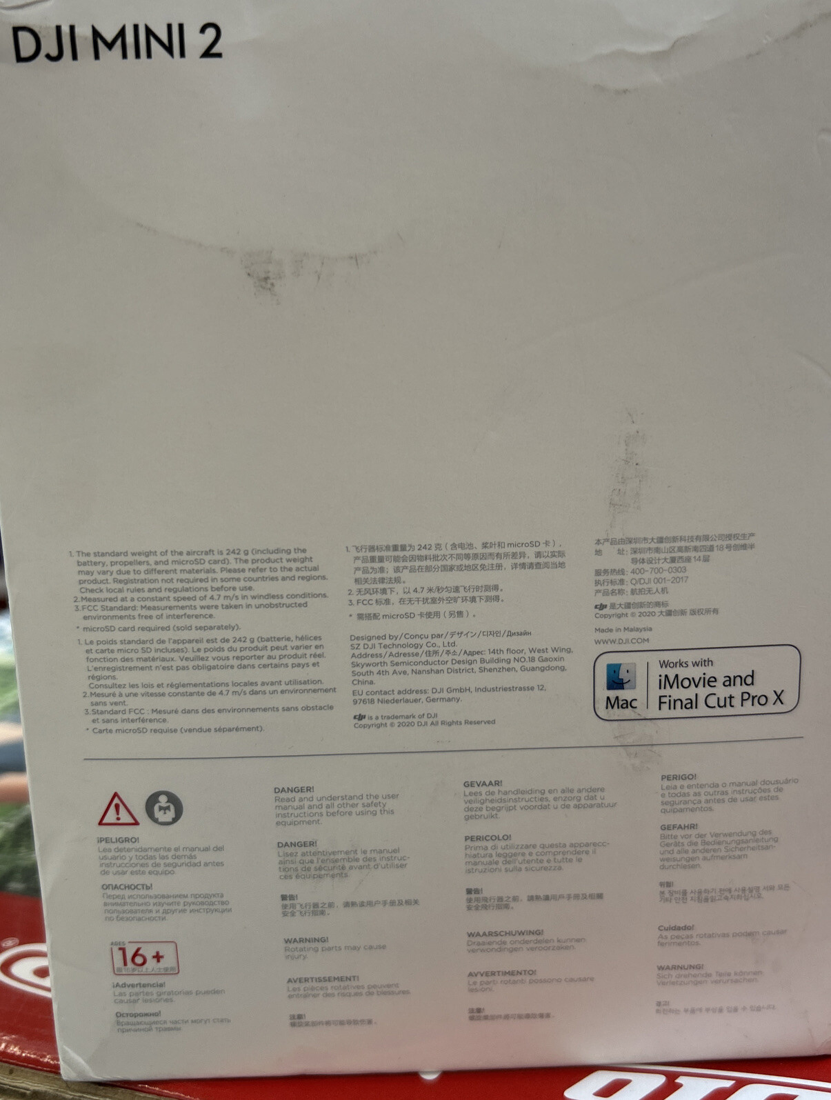 DJI Mini 2 4K Quadcopter with Remote Controller - Gray for sale online ...