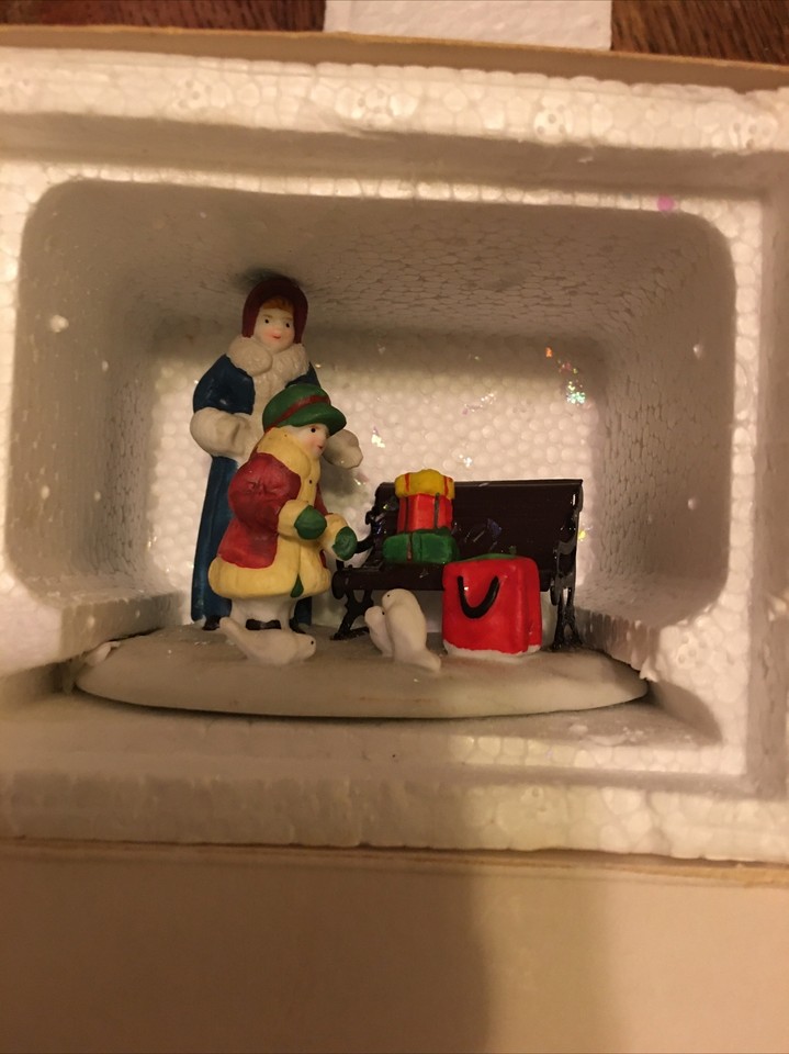 LEMAX Village Collection, Porcelain Feeding Birds, Item 53135 ...