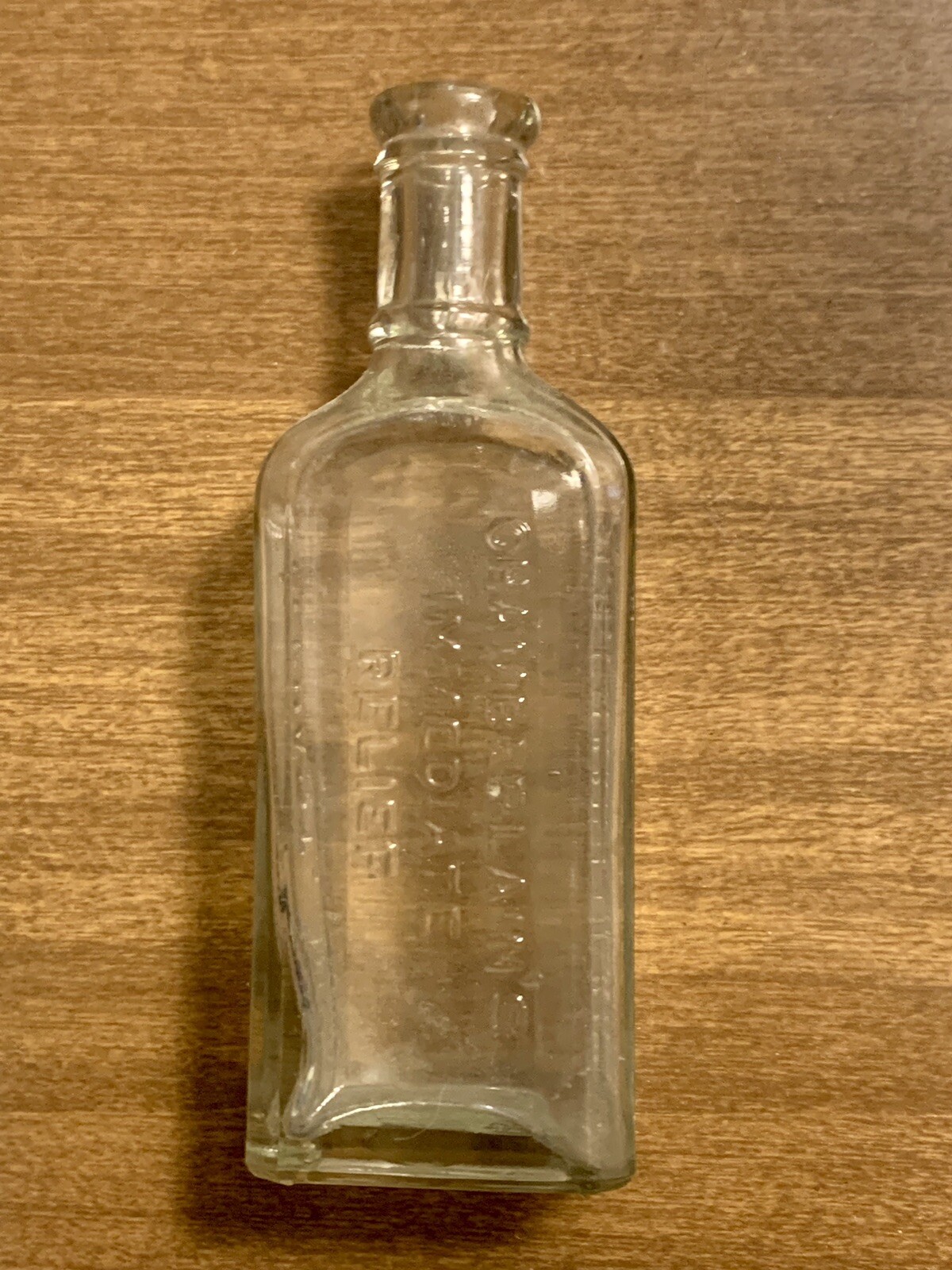 Chamberlains Immediate Relief Medicine Bottle Elkhart Indiana 5” Tall ...