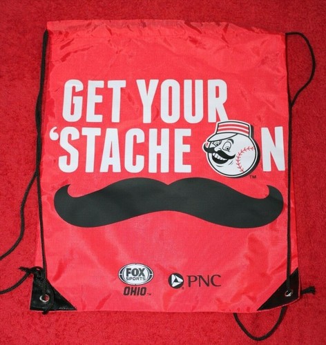 Cincinnati Reds Redsfest Drawstring Bag Backpack Get Your Stache On | eBay