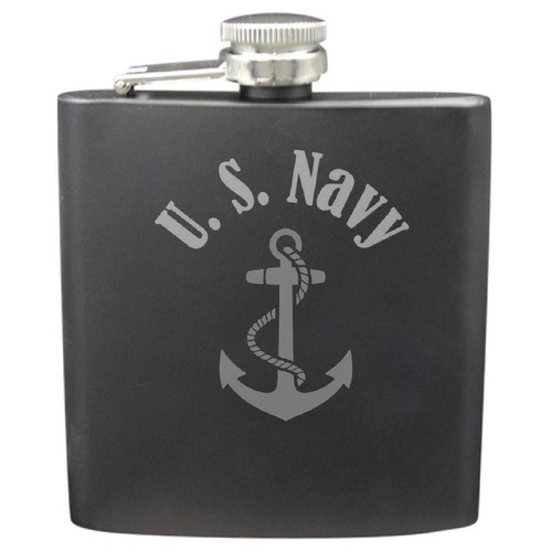 Navy 6 Ounce Flask | eBay