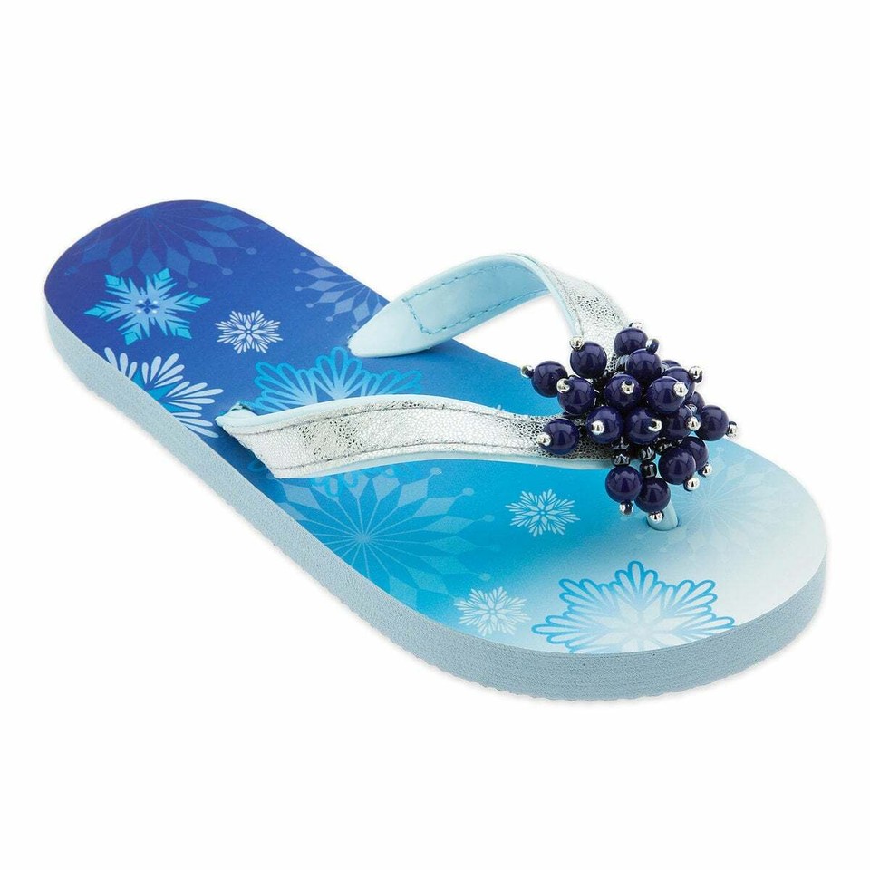 Disney Store Flip Flops Frozen Doc Belle Moana Elsa Minnie Mouse ...