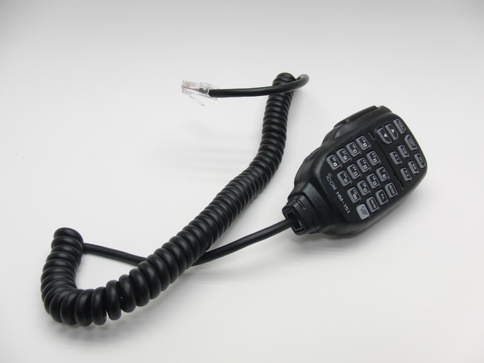 ICOM HM-151 Full Keypad Remote Control Microphone Ham Radio new free ...