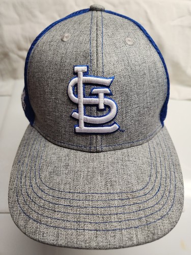 Men's Blue and Gray Polyester Saint Louis Baseball Cap - Size ...