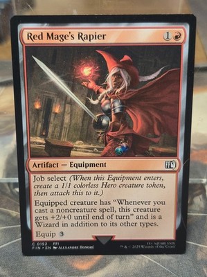 C 0152 Red Mage's Rapier Artifact Equipment Common Final Fantasy NM ...