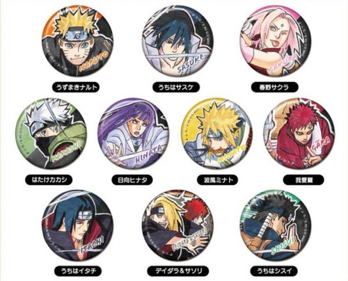 Naruto 99 Can Badge Box Comp Sasuke Itachi | eBay