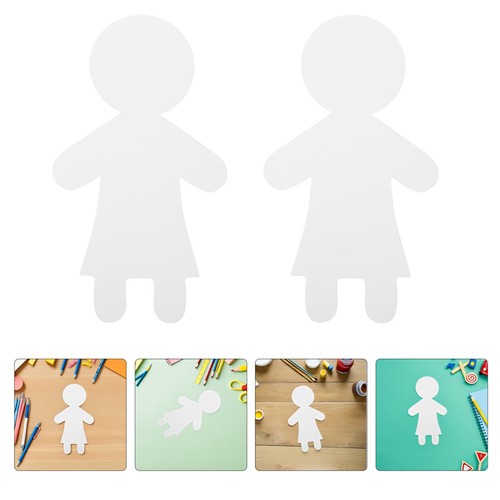 40 Pcs Paper Doll Cutouts Cardboard Person Cutouts for Kids Classroom ...