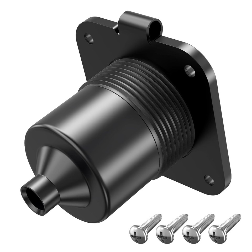 Shore Power Inlet 15A AC Port Plug with Waterproof Cover NEMA 5-15P ...