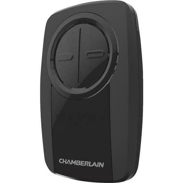 Chamberlain KLIK3U-BK Clicker Universal 2-Button Garage Door Opener ...