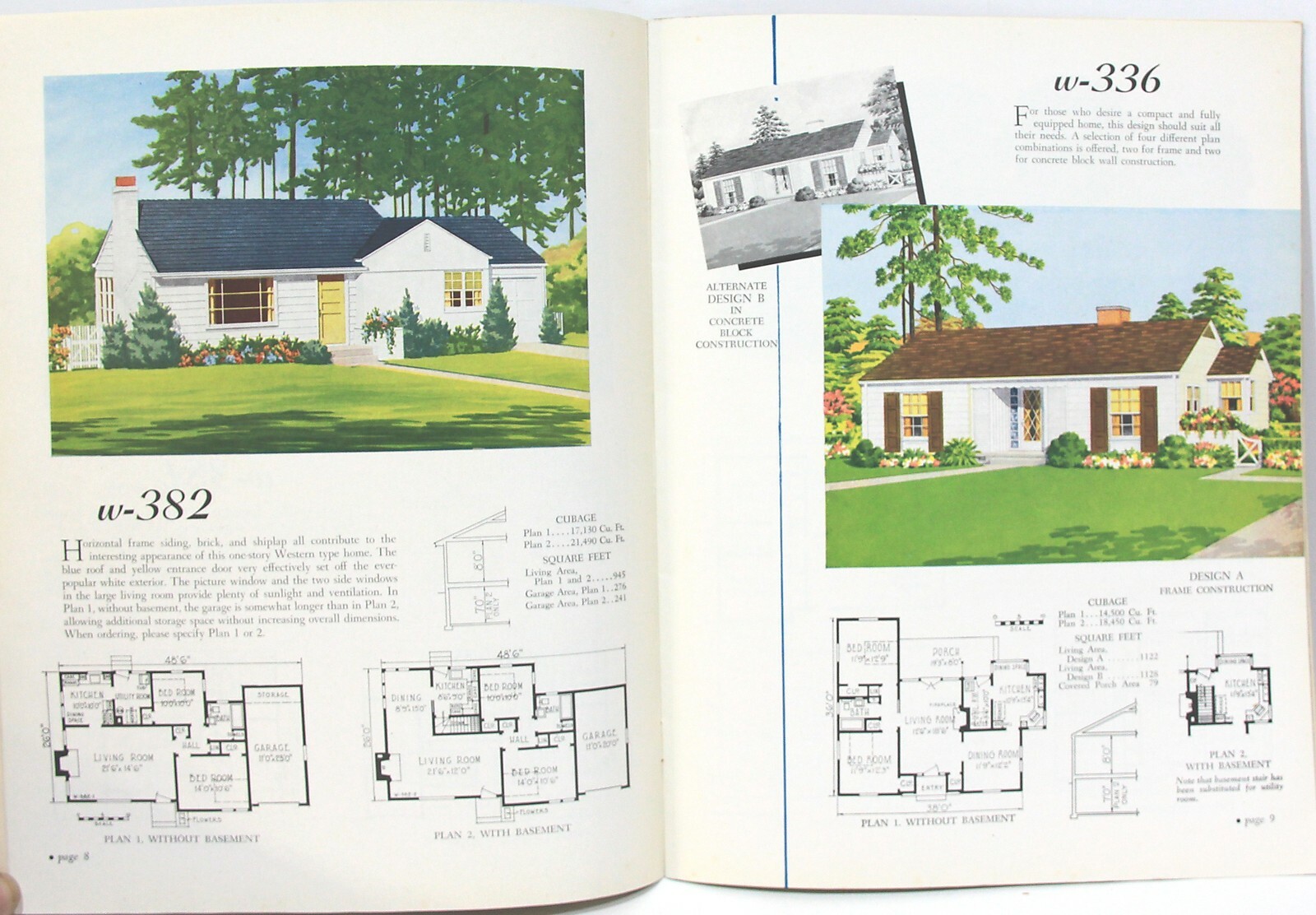 Modern Living Homes 1948 Home Floor Plans – Elkhart (IN) Lumber & Saw ...