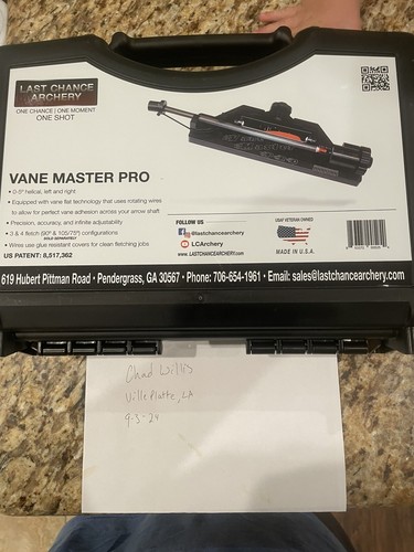 Last Chance Vane Master Pro Fletching Jig - PERFECT condition!!! | eBay